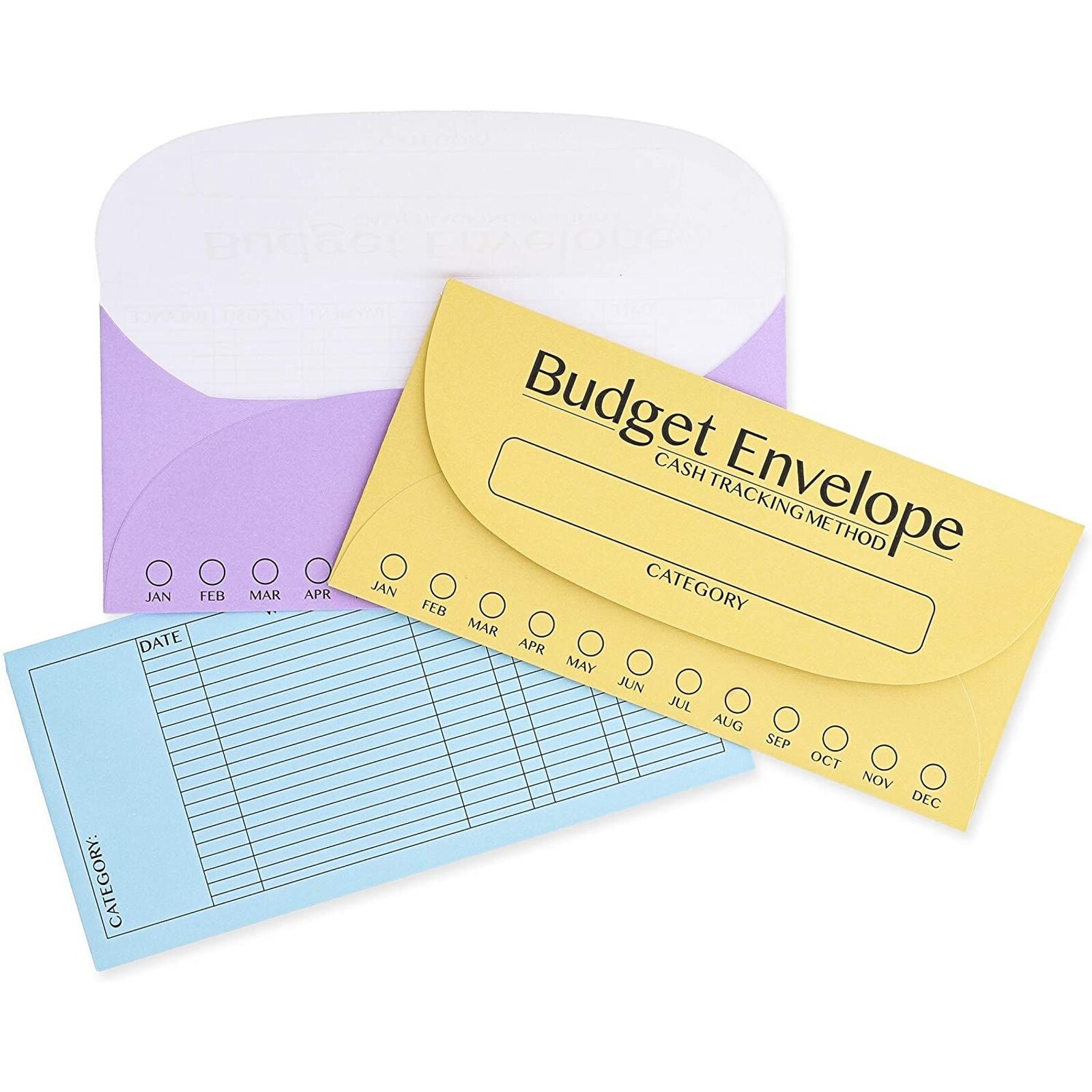 96 Pack Budgeting Envelopes for Money Saving Challenge, Tracking Funds ...