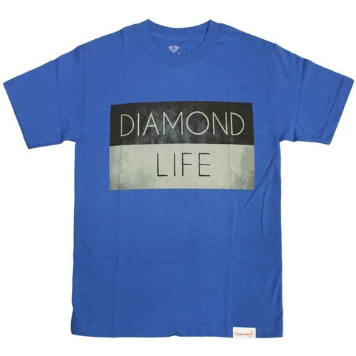 Diamond Supply Co Diamond Life Flag T-shirt Royal | eBay
