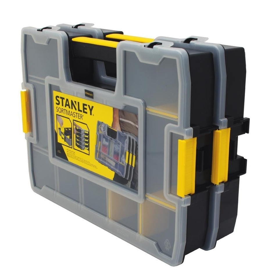 Stanley 14-compartment Portable Hardware Home Small Parts Organizer ...