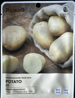 RICOCELL Nature Recovery Facial Mask Sheet #1-Potato | eBay