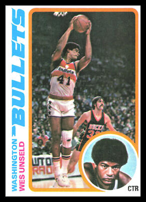 1978 Topps Wes Unseld #7 Washington Bullets 1HH | eBay