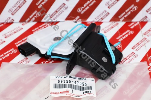 Toyota Genuine 6935047050 Lock Assy Back Door 69350-47050 | OE | Rear ...
