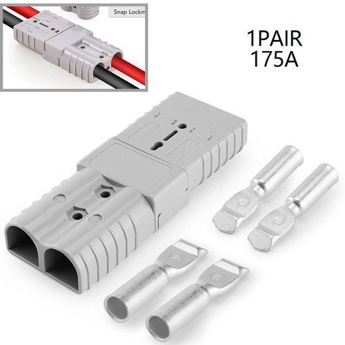 175A 600V Car Battery Quick Connect Disconnect Winch Connector Gauge ...