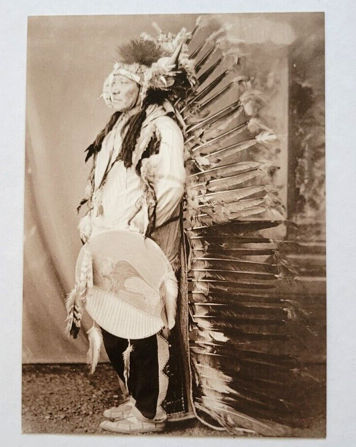 Painted Horse Oglala Native American Indian Postcard Sioux Tribe Vtg | eBay