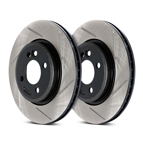STOPTECH FRONT SLOTTED BRAKE ROTORS FOR NISSAN 370Z INFINITI G37 SPORT ...