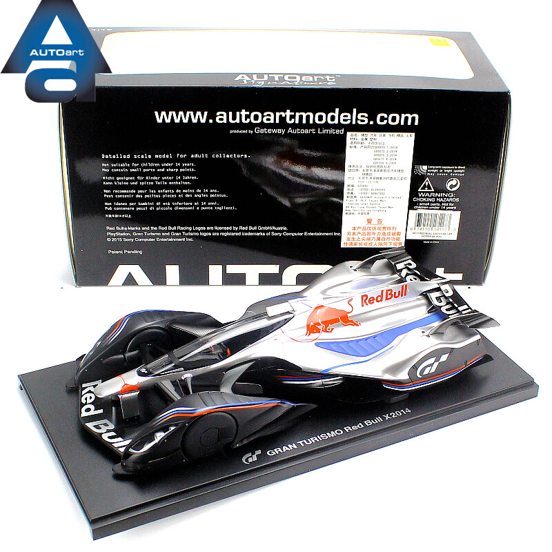 AUTOart 1:18 Dieacast Model Car GRAN TURISMO Red Bull X2014 Super ...