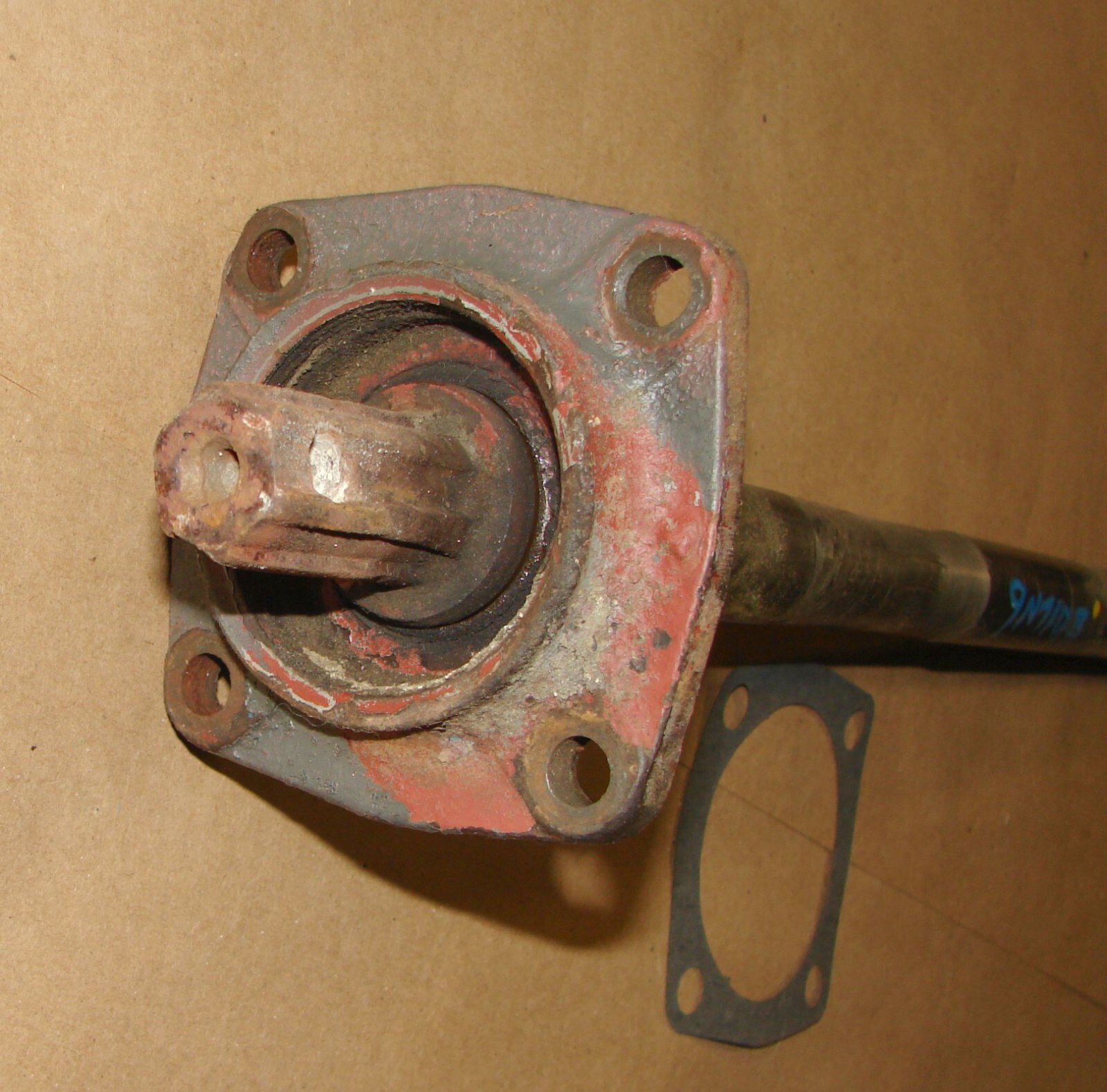 9N710B Ford 2N 9N 8N 1 1/8" PTO Shaft Retainer Gasket & 1 3/8" Adapter ...