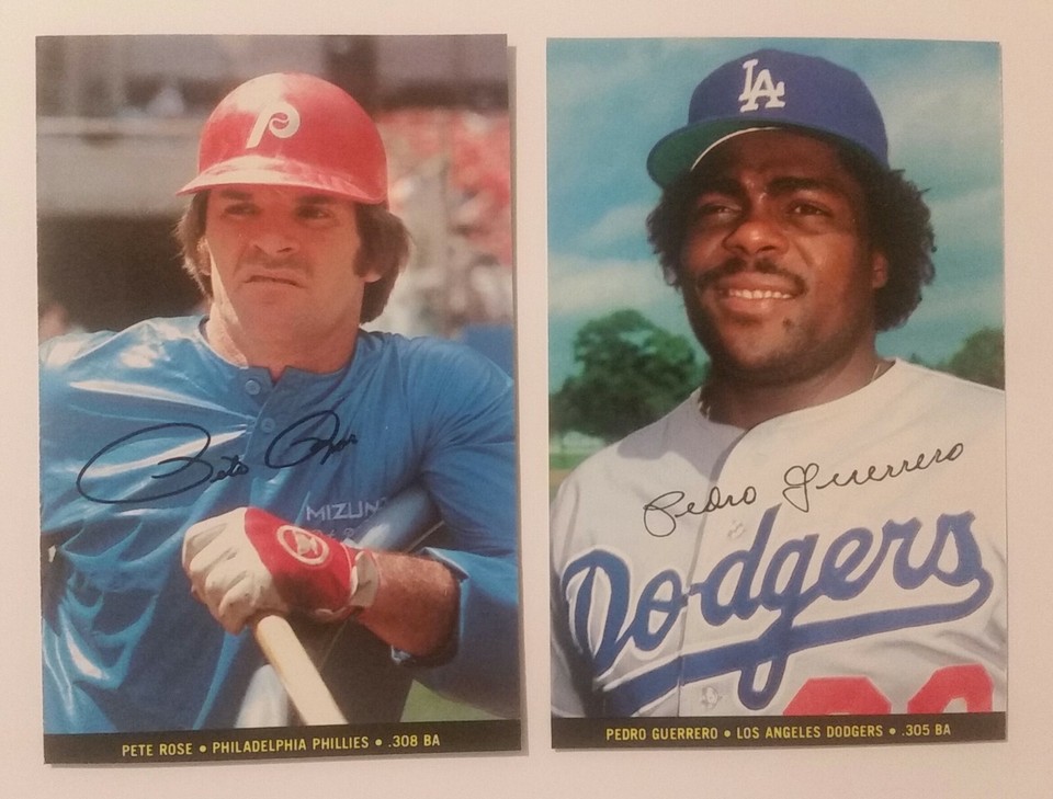 1983 Topps Baseball Foldouts *Pick Your Player* Jumbo Oddball - 10 ...
