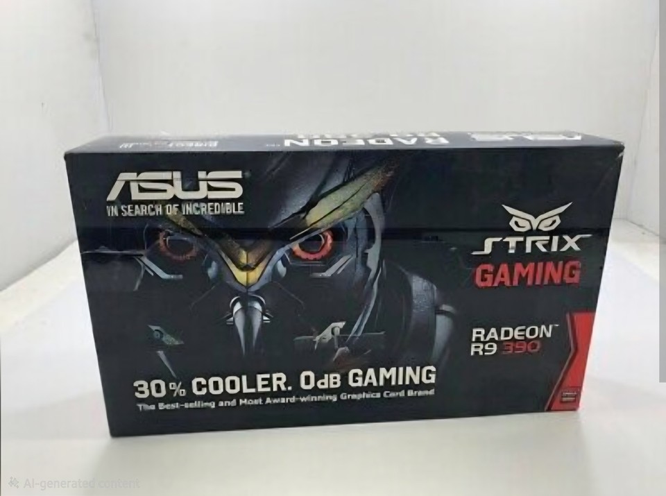 8GB ASUS STRIX AMD Radeon R9 390 Gaming OC Graphics Card GPU HDMI ...