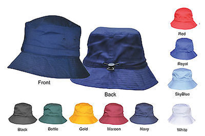 Adjustable Plain Bucket Hat / Caps With Toggle - High Quality - Special ...