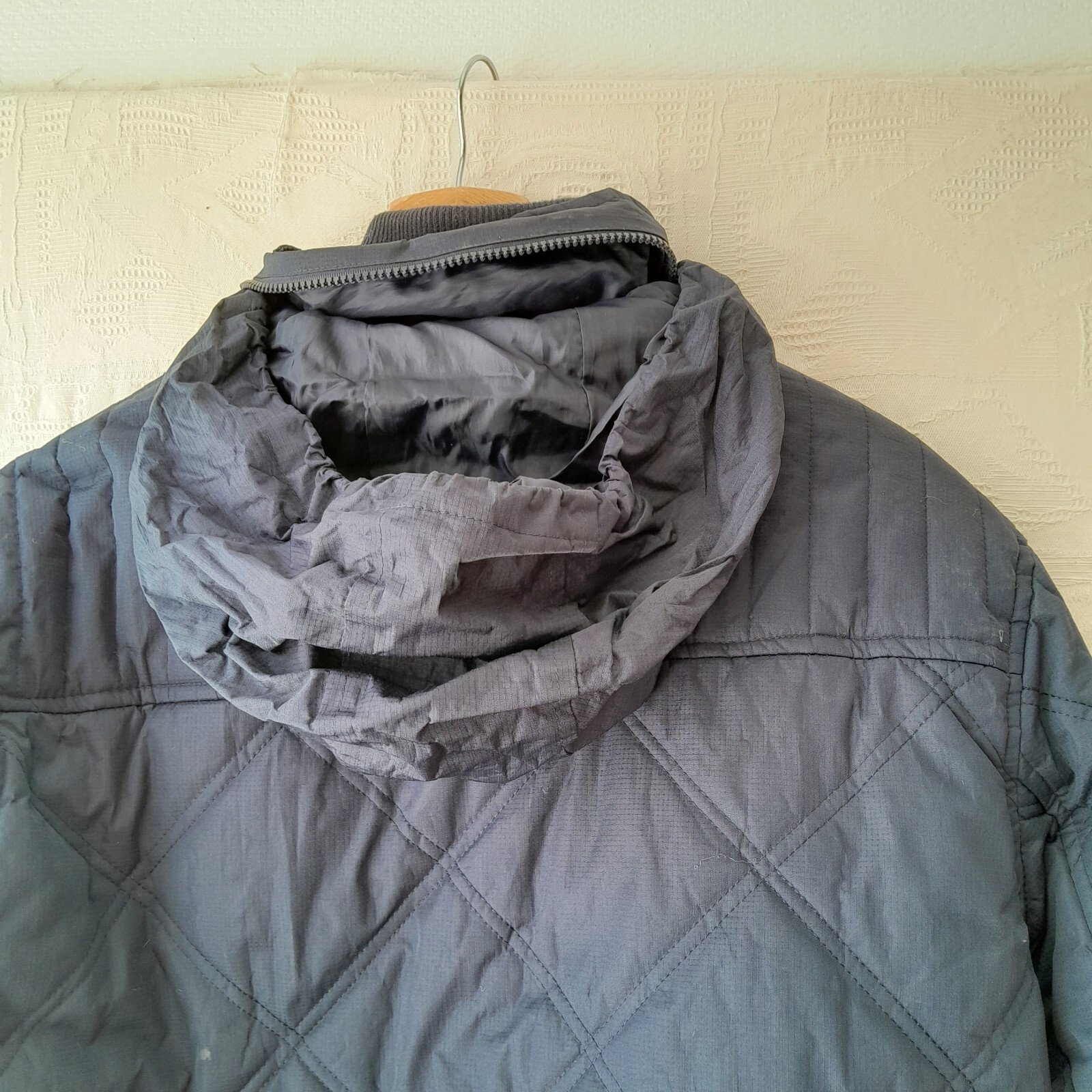 Ringspun Custom Goods Sermon Stowaway Hood Mens XL Jacket coat Navy ...