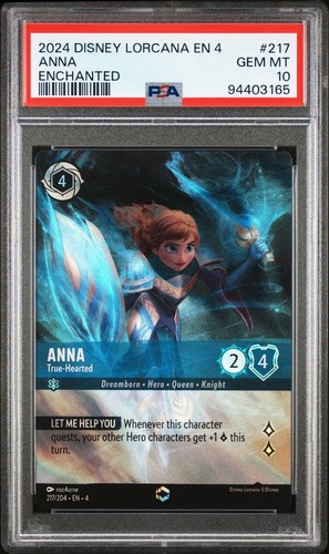 2024 Disney Lorcana Ursula's Return #217 Anna True-Hearted Enchanted ...