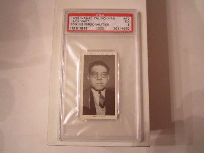 1938 JACK HART #42 BOXING CARD WA&AC CHURCHMAN PSA GRADED 5 - TUB CH | eBay
