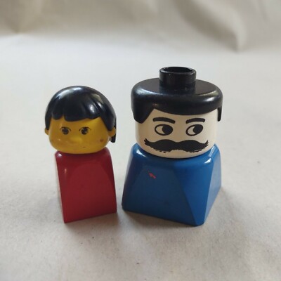 Vtg Lego Finger puppet Minifigure And Duplo Figure | eBay