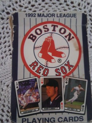 1992 MAJOR LEAGUE BOSTON RED SOX PLAYING CARDS | eBay