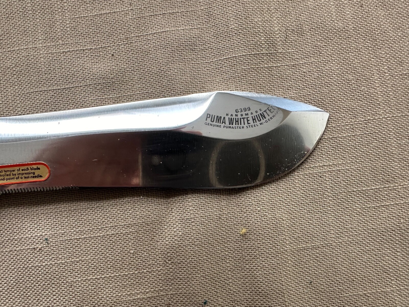 Original Puma White Hunter 6399 Hunting Knife (New) | eBay