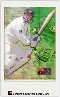 1998/99 Select Cricket Hobby Gold Parallel Trading Card No2 Mark Talor ...