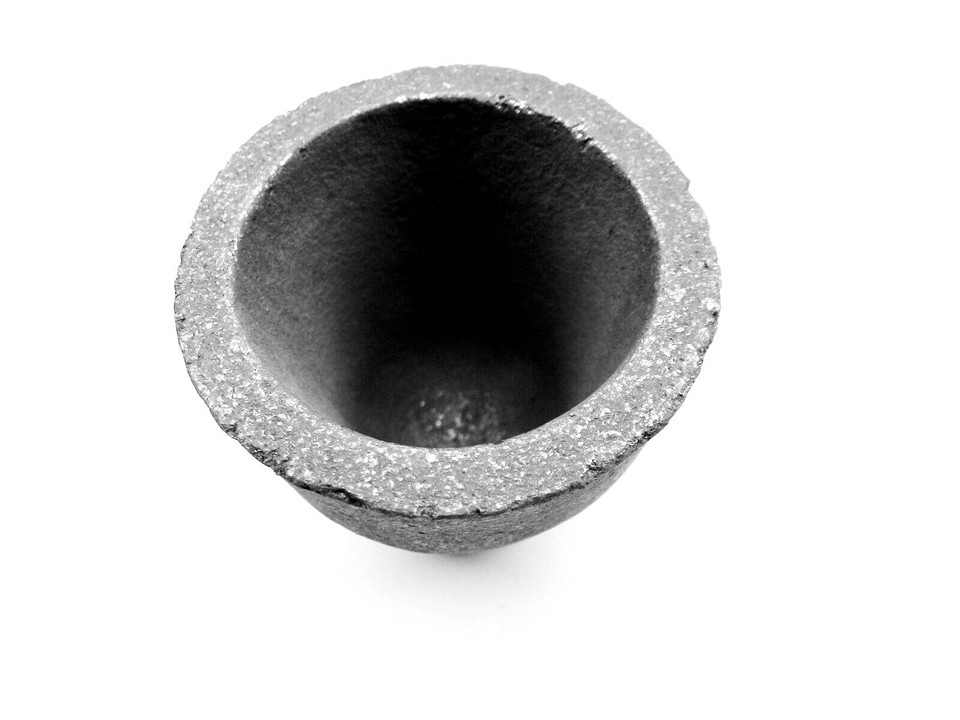 Crucible Clay Graphite Capacity 400 Gram #00 - Melt Gold Silver Made in ...
