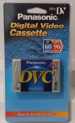 Panasonic Mini Digital Video DVC Cassette (AY-DVM60EJ) SP 60 - LP 90 ...