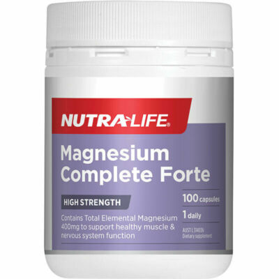 Nutra-Life Magnesium Complete Forte 100 Capsules 9400581045260 | eBay