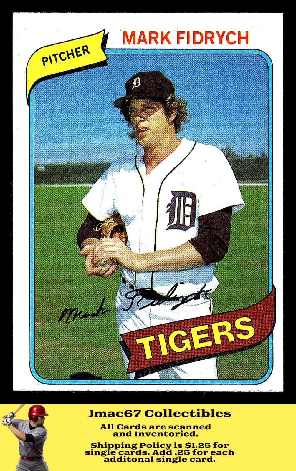 1980 Topps #445 Mark Fidrych Near mint or better | eBay