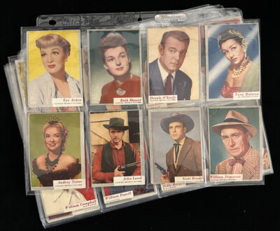 Lot of 51 Different 1953 Topps Who-Z-At-Star Non-Sport Cards Partial ...