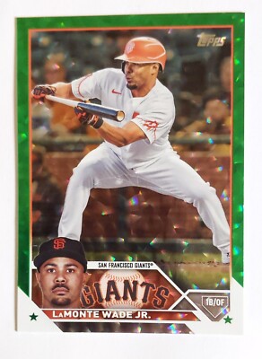 2023 Topps Update Series LaMonte Wade Jr /499 Green Foilboard Parallel ...