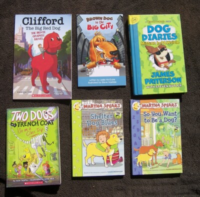 7 BK Illustrated Martha Speaks Clifford Big Red Dog Diaries Two Dogs ...