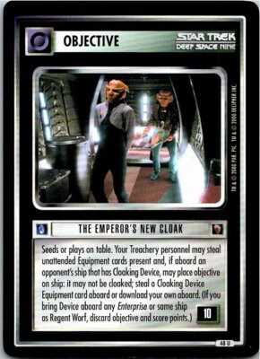 Star Trek Mirror Mirror CCG Uncommon Card #48u The Emperor's New Cloak ...