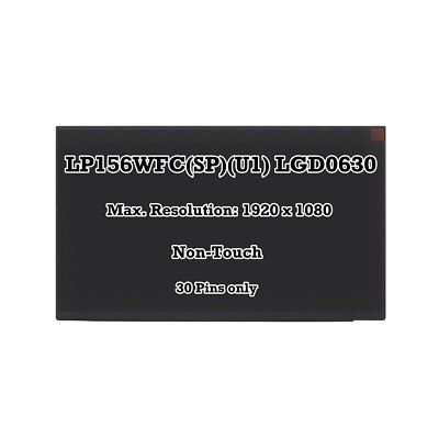 15.6" 72% NTSC FHD IPS LCD Screen Display LP156WFC-SPU1 LP156WFC(SP)(U1 ...