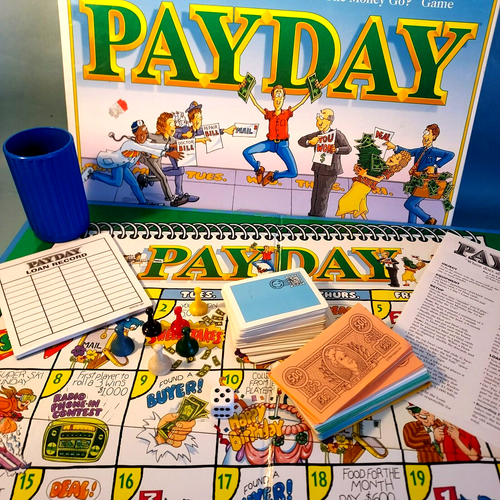 Vintage Payday Board Game Parker Brothers 1999 Family Kids Excellent ...