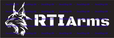 RTI ARMS Airgun/Rifle -Outdoor Sports/Hunting- Vinyl Die-Cut Peel N ...