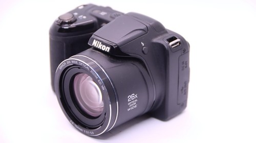 NIKON L320 COOLPIX DIGITAL COMPACT CAMERA NIKKOR VR LENS WORKS FINE ...