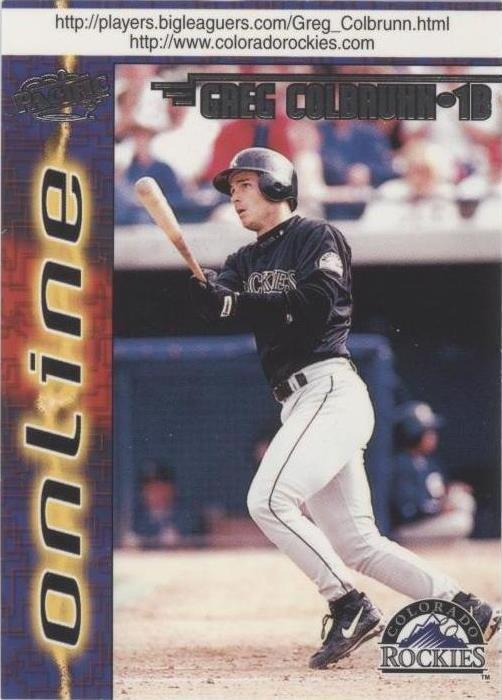 1998 Pacific Online - Greg Colbrunn #242 for sale online | eBay