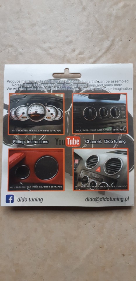 VW T3 T25 1979-1992 Aluminum Chrome Dashboard Dash Cluster Rings | eBay UK