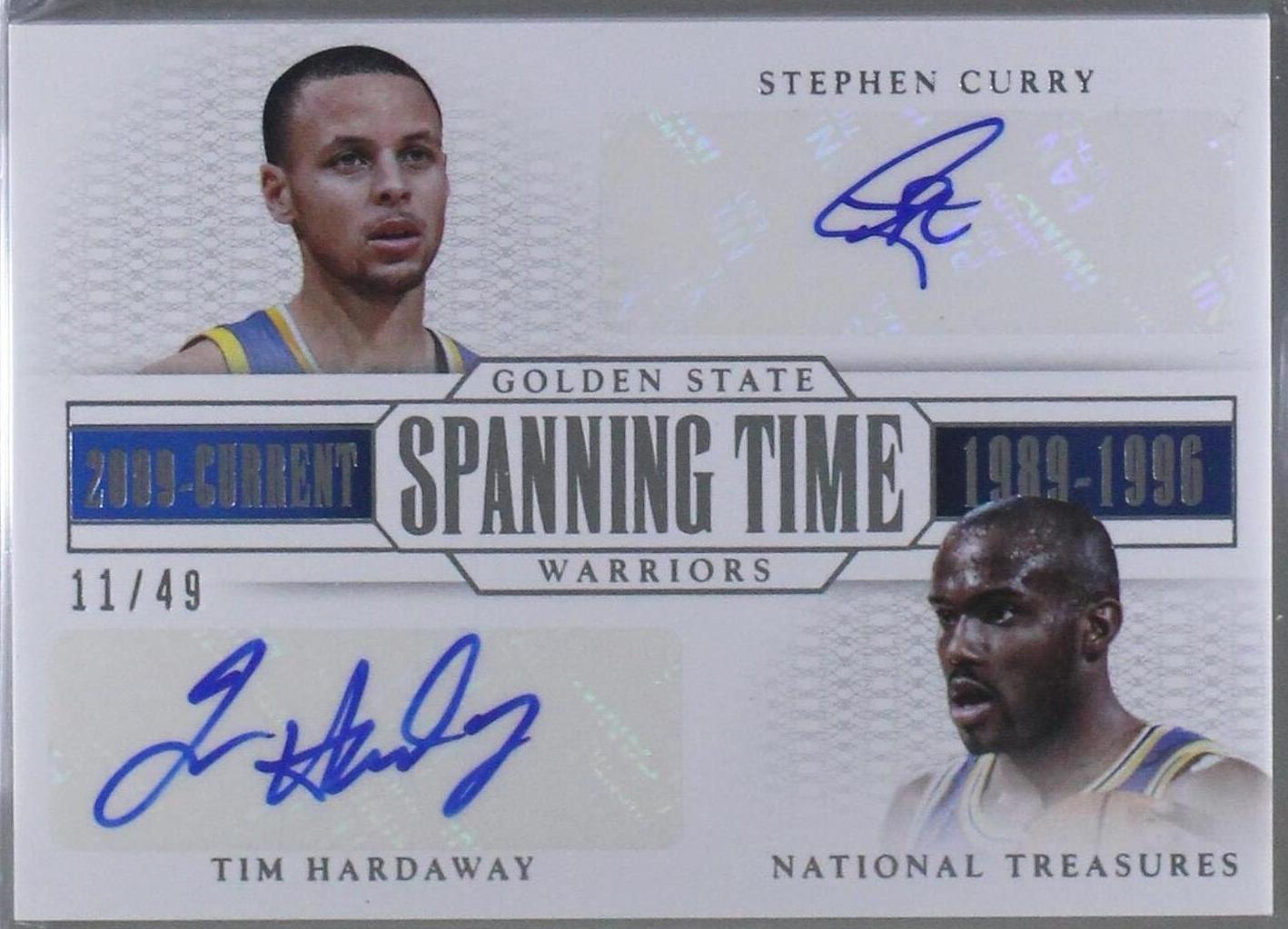 2013-14 Panini National Treasures - Spanning Time Dual Signatures ...
