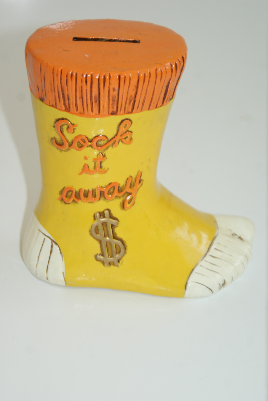 Vintage "Sock It Away" Coin Bank L#203 | eBay