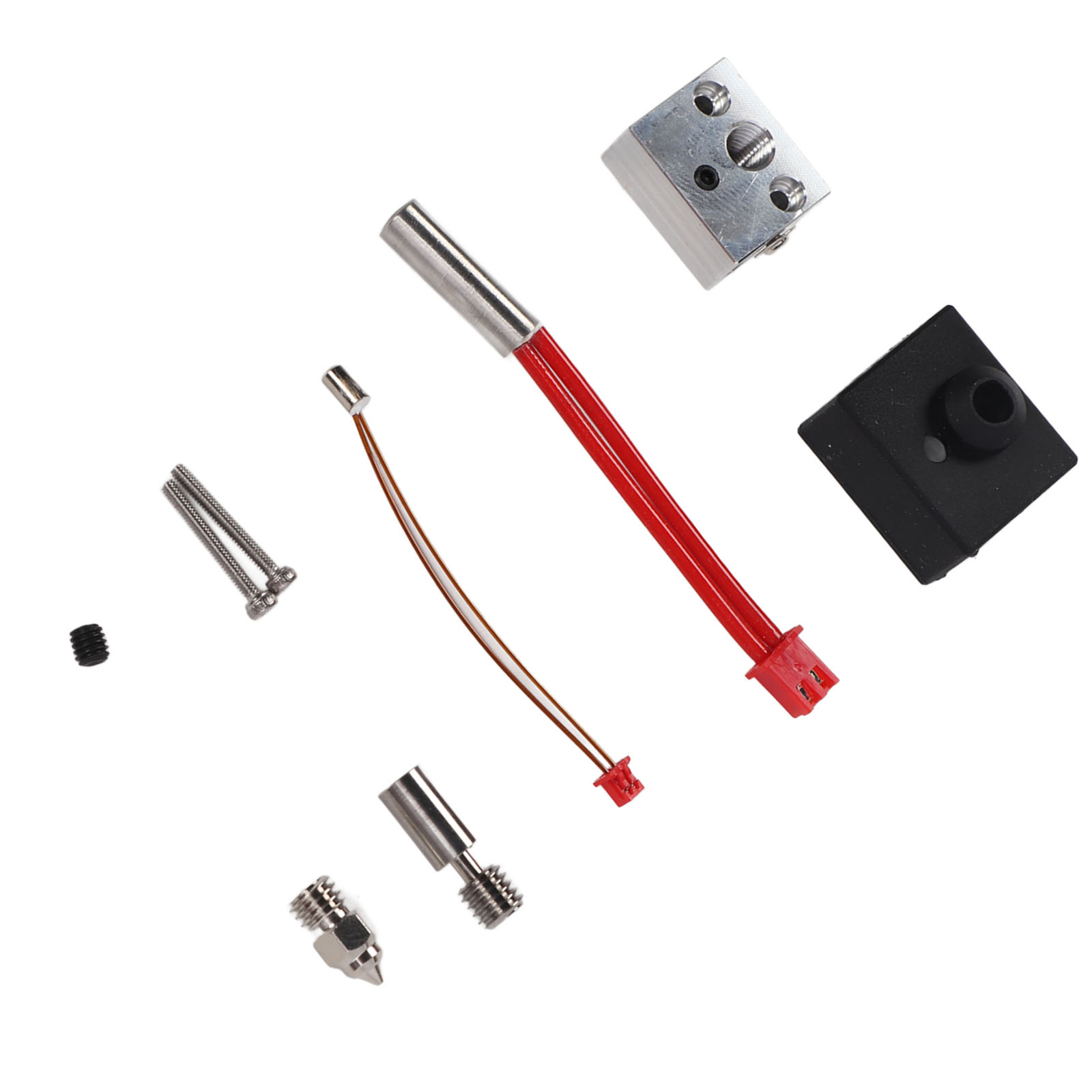 Extruder Hotend Kit 24V 40W Ti Alloy Heatbreak High Temperature 300 ...