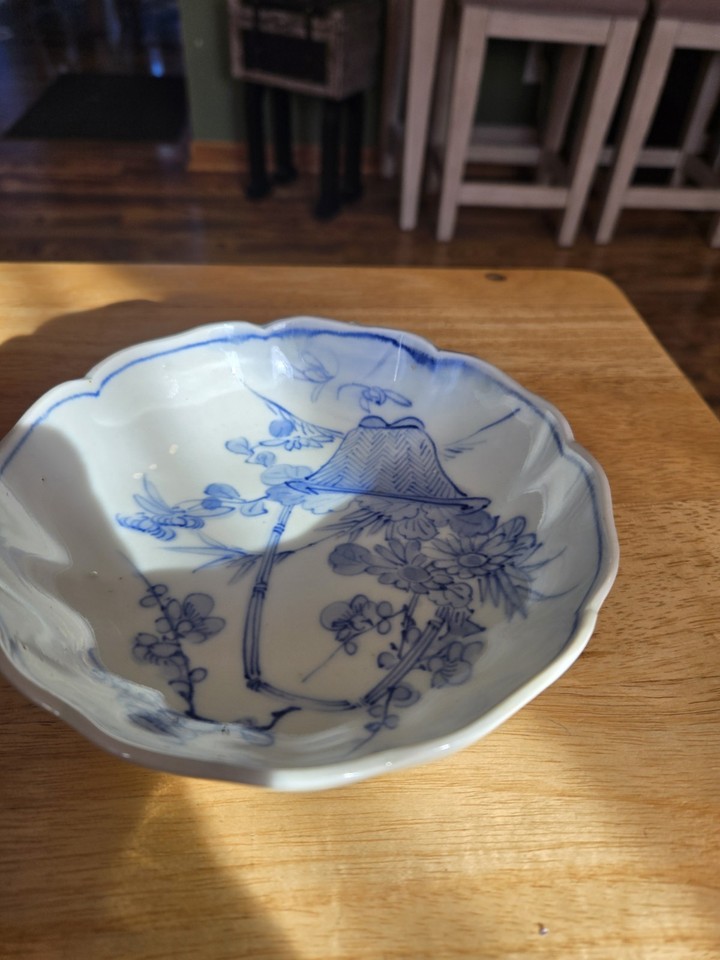 Antique Japanese Imari or Arita 6X2 Inch Bowl Scalloped Edged | eBay