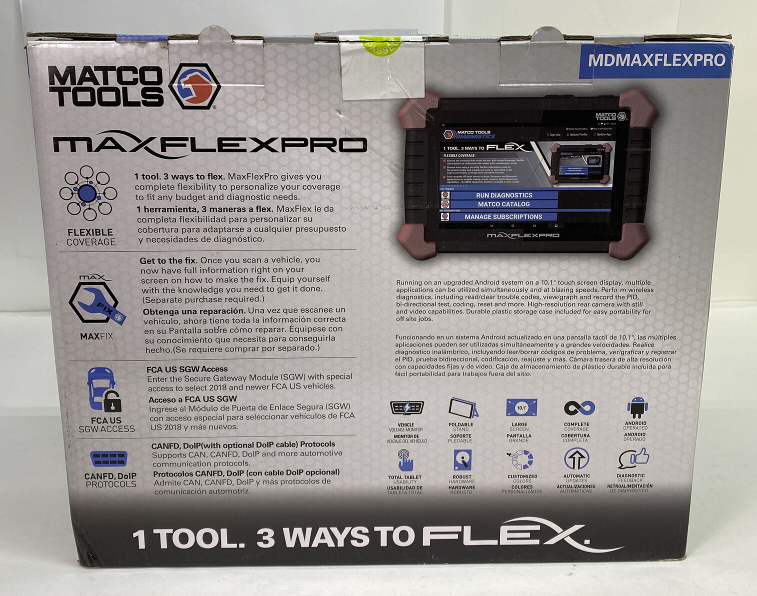 Matco Tools Android-Based Diagnostic Tablet MDMAXFLEXPRO 884508008702| eBay