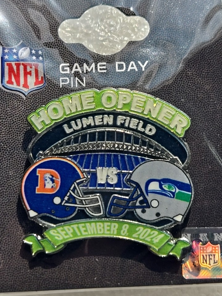 Denver Broncos VS Seattle Seahawks GAME DAY PIN 9/8/24 HOME OPENER ...