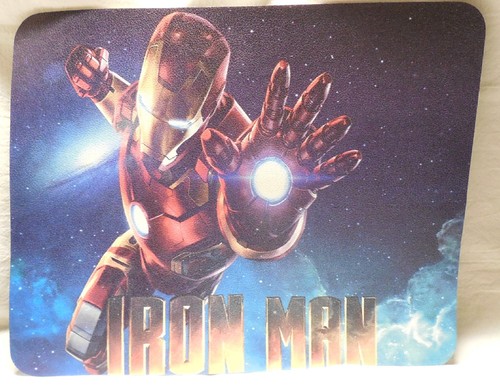 New Comic IRON Man PU leather Mouse Pad Thin 10" by 8" | eBay