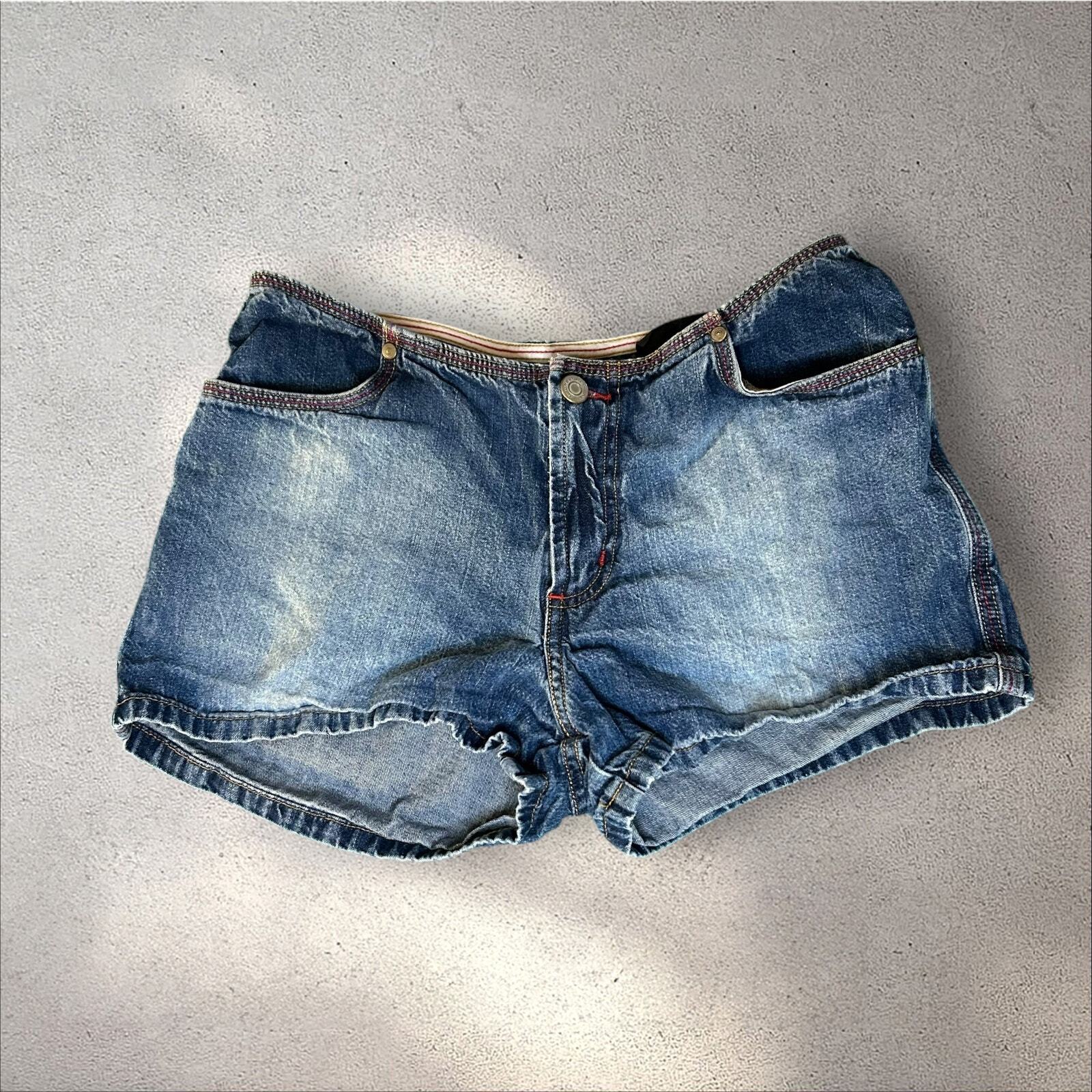 vintage no boundaries low rise micro mini denim short… - Gem
