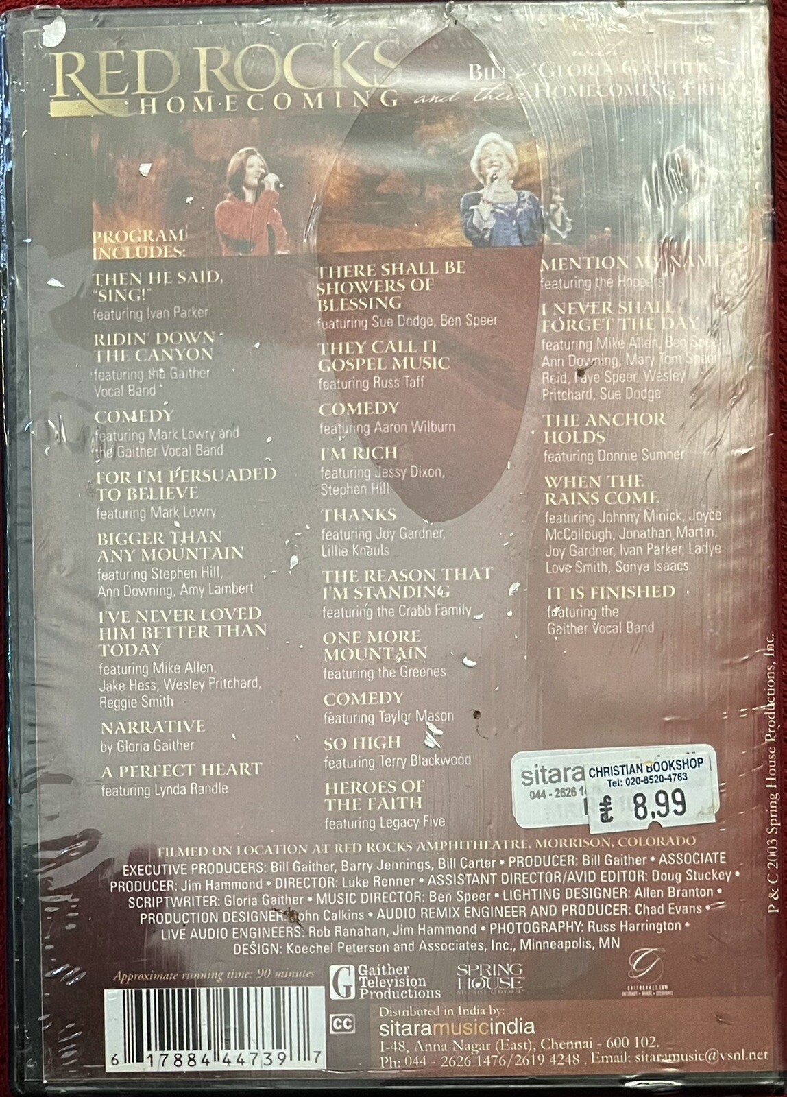 Bill and Gloria Gaither and Their Homecoming Friends: Red Rocks ...