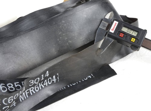 MilSpec MIL-R-6855 2" Chloroprene Rectangular Rubber Strip Class 2,Type ...