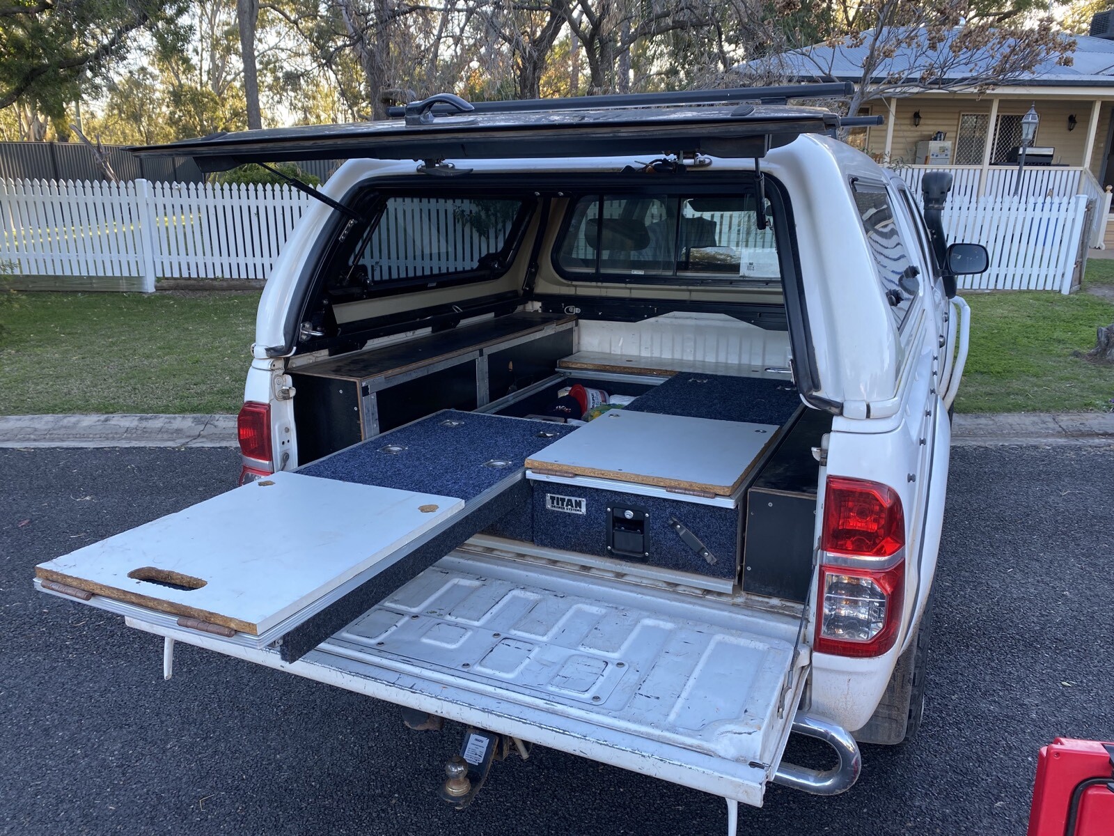 N70 Toyota Hilux Tub and Canopy with Draws | eBay Australia