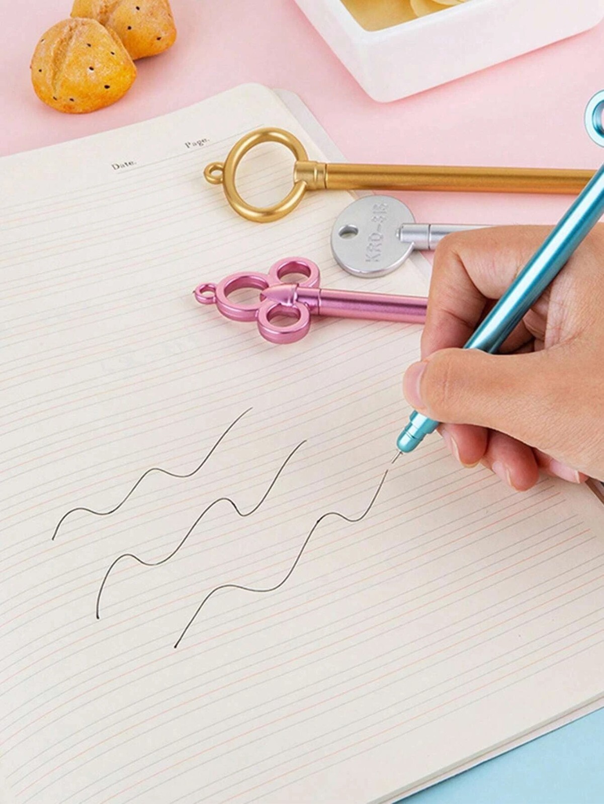 KEY SHAPE PEN GIRLS BOYS CHILDRENS KIDS WOMENS UNUSUAL NOVELTY BIRTHDAY ...