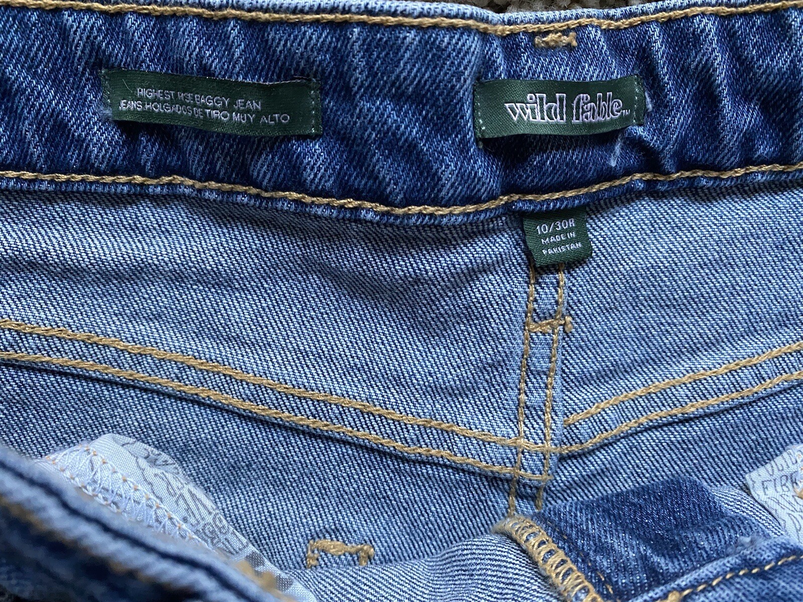 Wild Fable Jeans Size 10 Womens Jeans Highest Rise Baggy | eBay