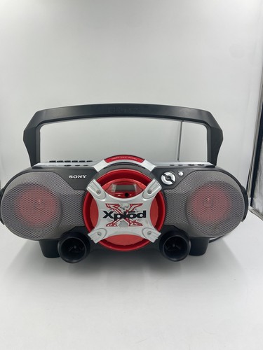 Sony Xplod CFD-G505 Mega Bass AM FM Radio CD Cassette Player Boombox ...