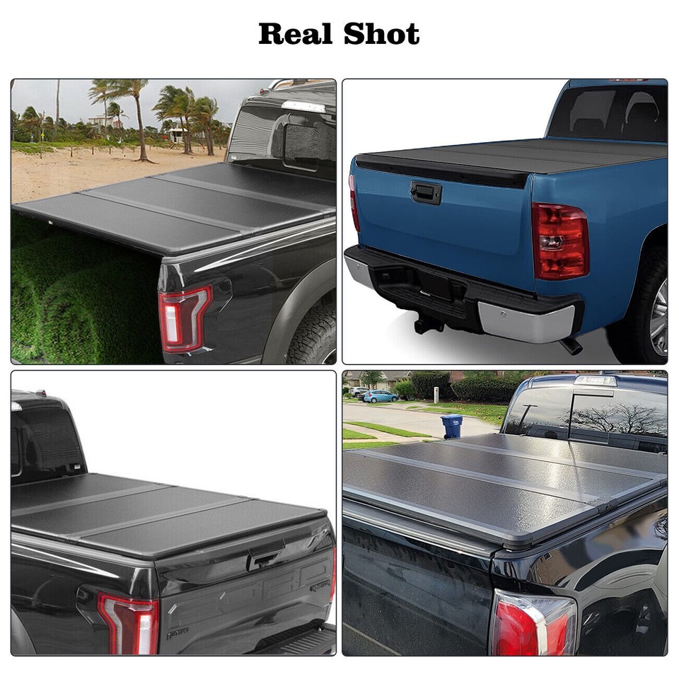 Hard Tri-Fold Bed Cover Tonneau Cover for 2019-2023 Ford Ranger 5FT ...